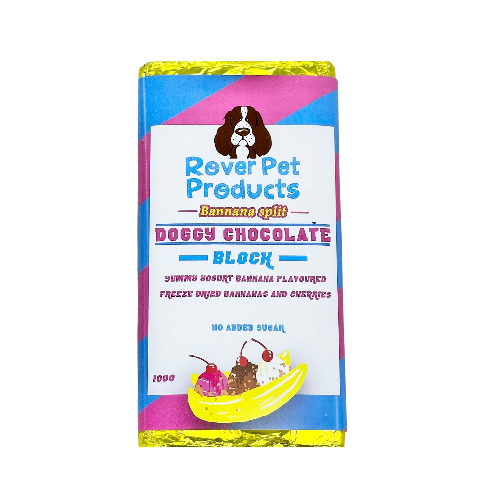 Doggy Chocolate Blocks Banana Split 100g – Wild & Loyal